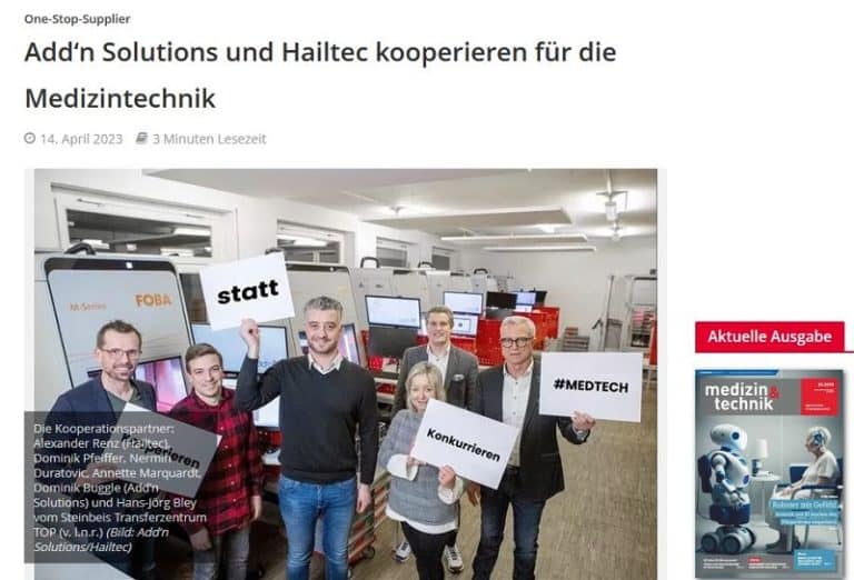Game Changers In Medizin&Technik | HAILTEC - hochpräzise Metall ...